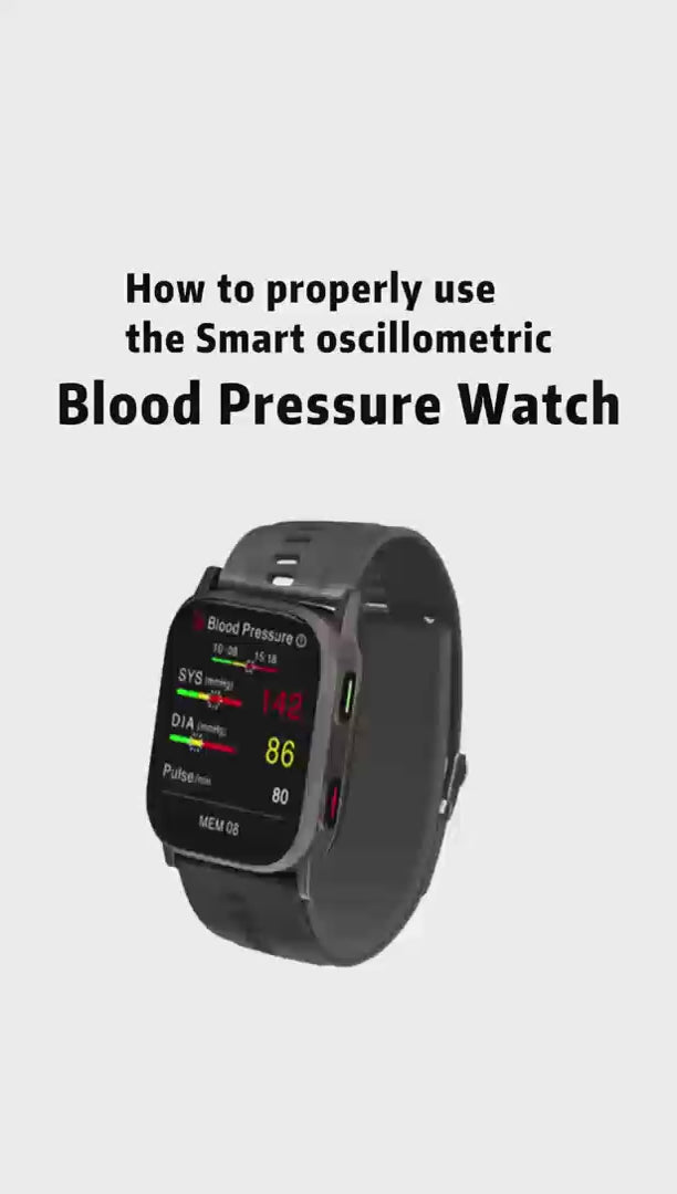 Medical Smartwatch | Airbag Cuff Blood Pressure Monitor | FDA/CE Certi ...